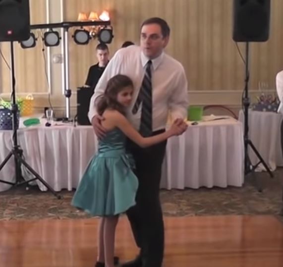 Dad’s Unsure To Dance With Daughter Only To Cut Loose With Dance Moves
