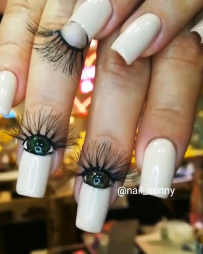 65 strange and disturbing nail art designs