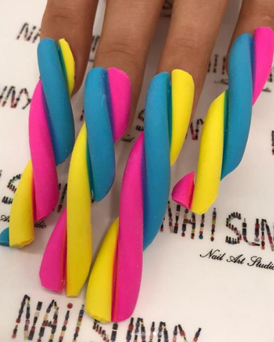 65 strange and disturbing nail art designs