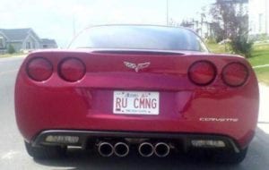 60 outrageous license plates