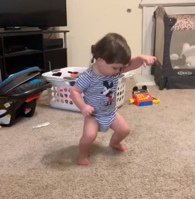 Baby becomes internet sensation with his dance moves