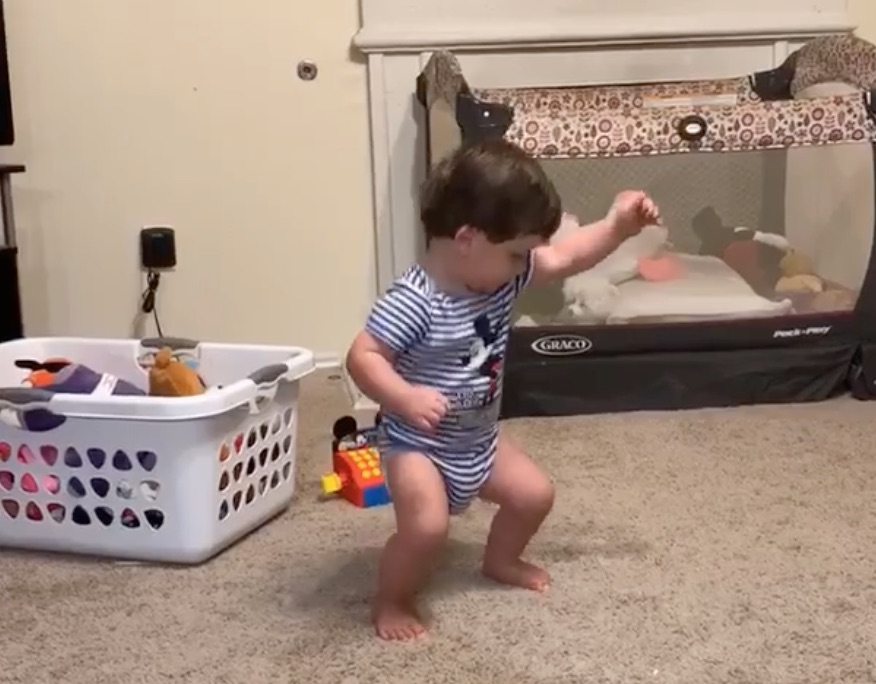 Baby becomes internet sensation with his dance moves