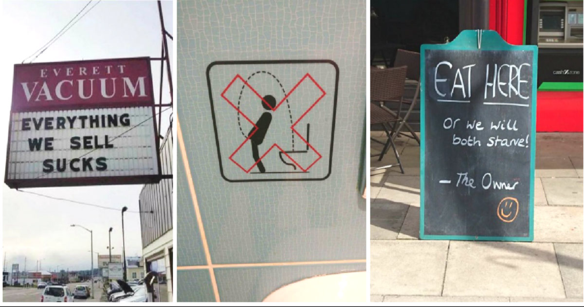 75 Letreros Divertidos Que Hacen Que La Gente Se Ría A Carcajadas