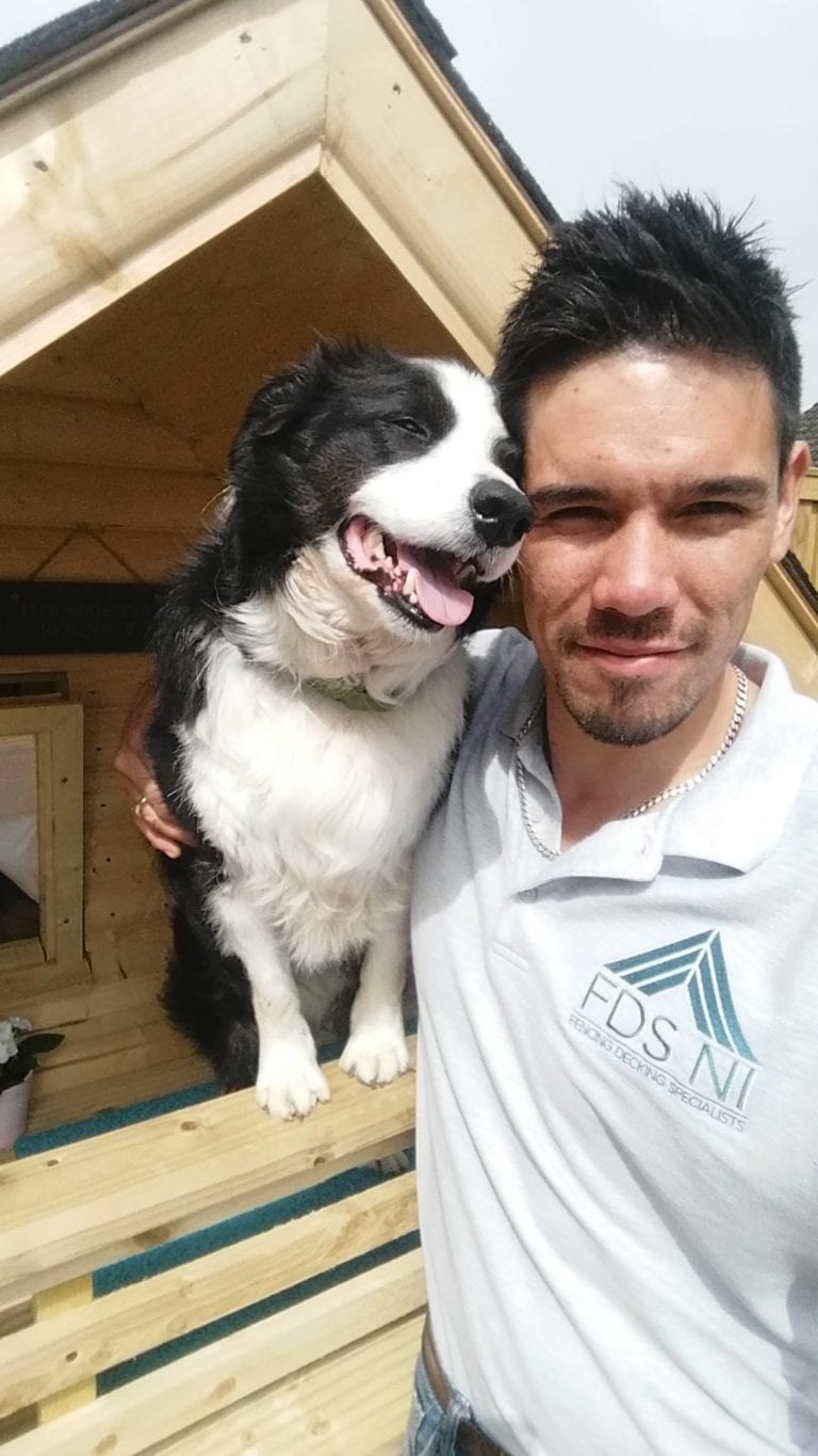 Man builds luxurious cabin in his backyard for his dog to live in