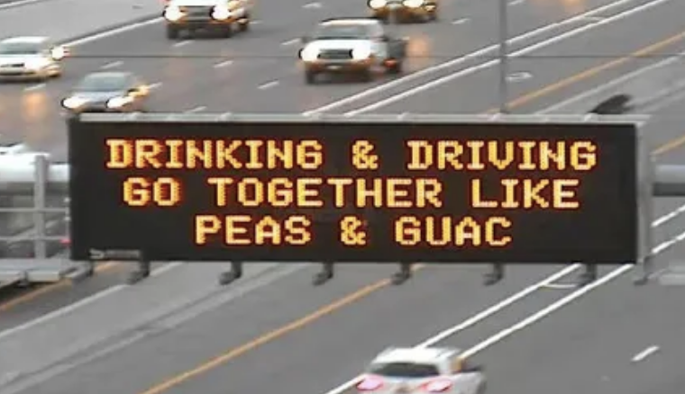 50 funny electronic freeway signs