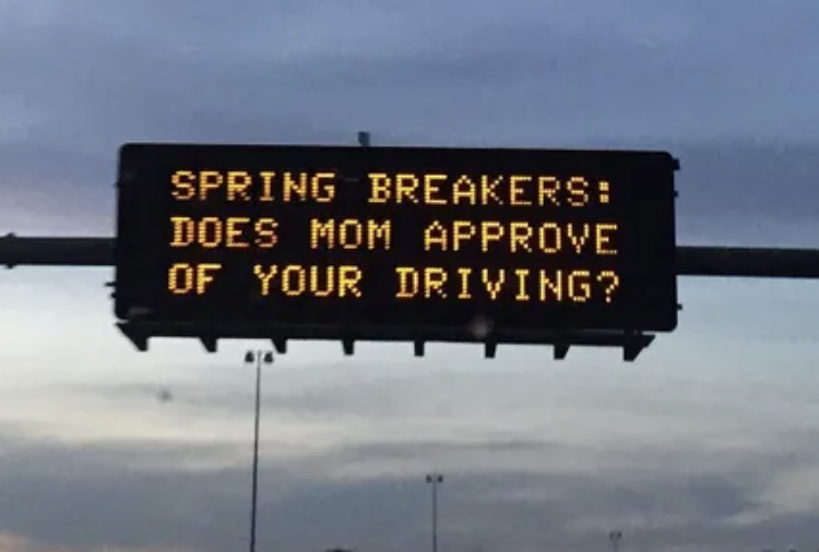 50 funny electronic freeway signs