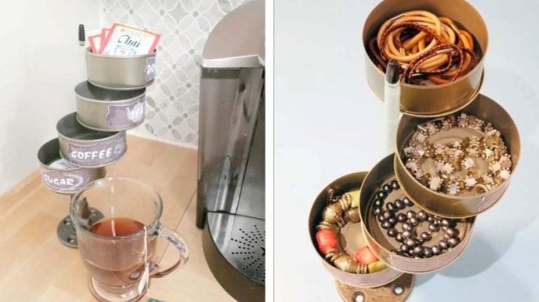 30 Ideas To Recycle Old Items Into Trendy Storage Solutions