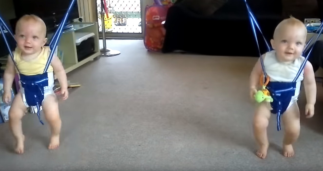 Twins Display Fancy Footwork Listening To Johnny Cash