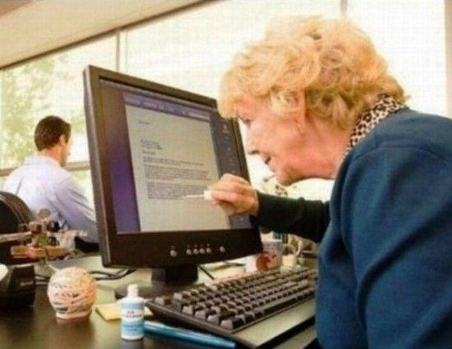 50 Older People Trying, But Failing So Hard With Technology