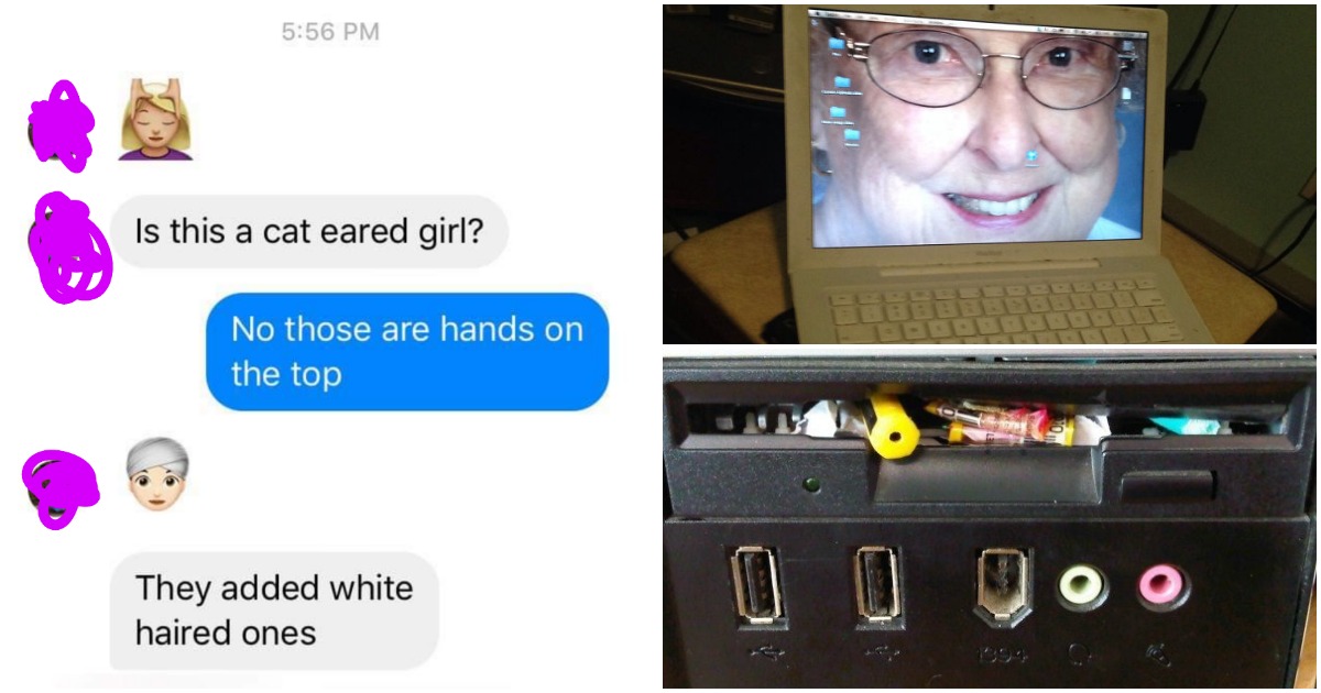 50 Older People Trying, But Failing So Hard With Technology