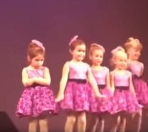 Jealous Ballerina Gives Boy Piece Of Her Mind Mid-Recital