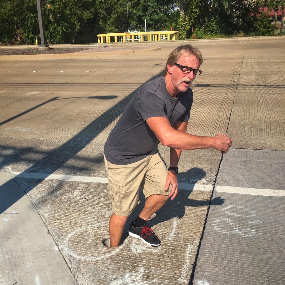 Man takes funny photos to get city to fill dangerous pothole