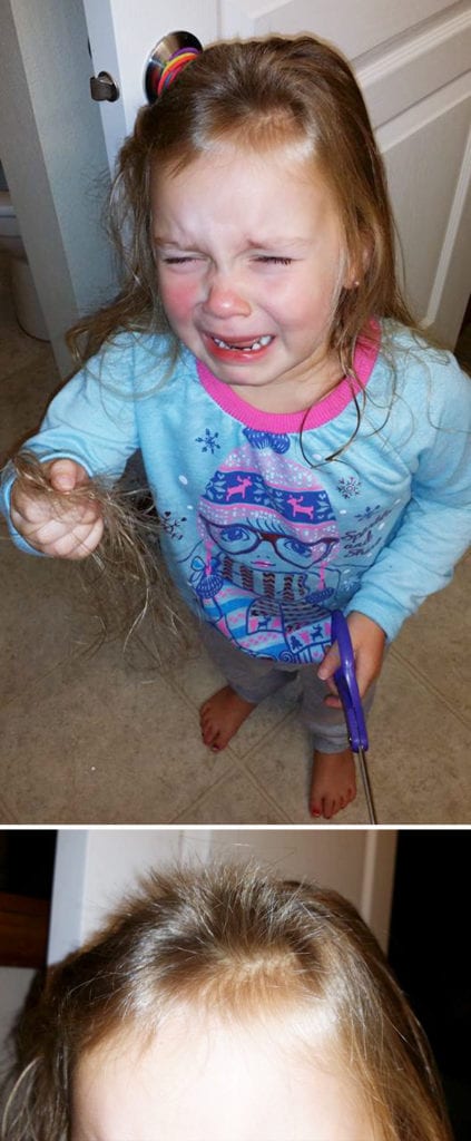 75 kids who got ahold of scissors or buzzers and immediately regretted it
