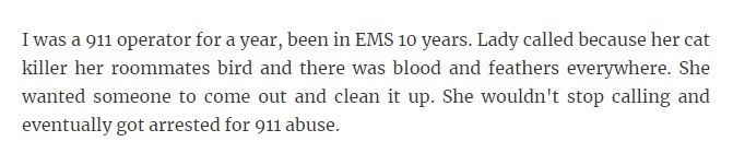 911 operators share 65 outrageous calls they have received on the job