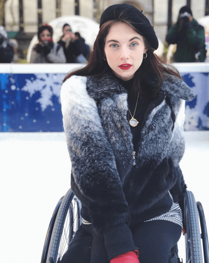 Model in a wheelchair graces the stage at NY Bridal Fashion Week ...
