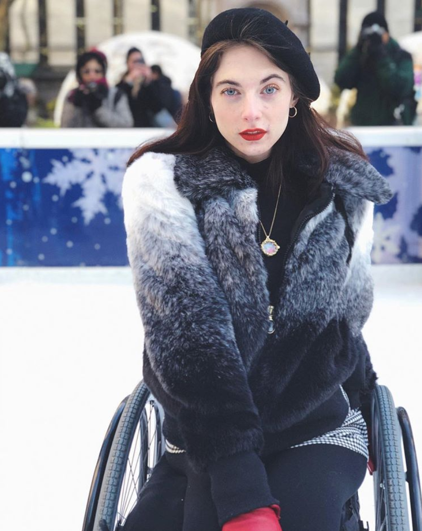 Model in a wheelchair graces the stage at NY Bridal Fashion Week ...