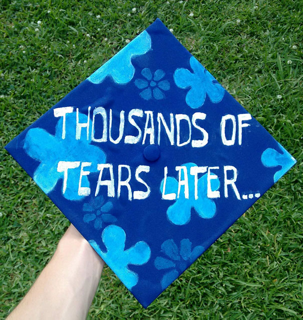 50 hilariously clever graduation caps that are hard to beat