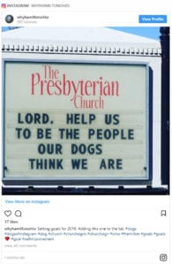 50 church signs making everyone's head turn as they passed by