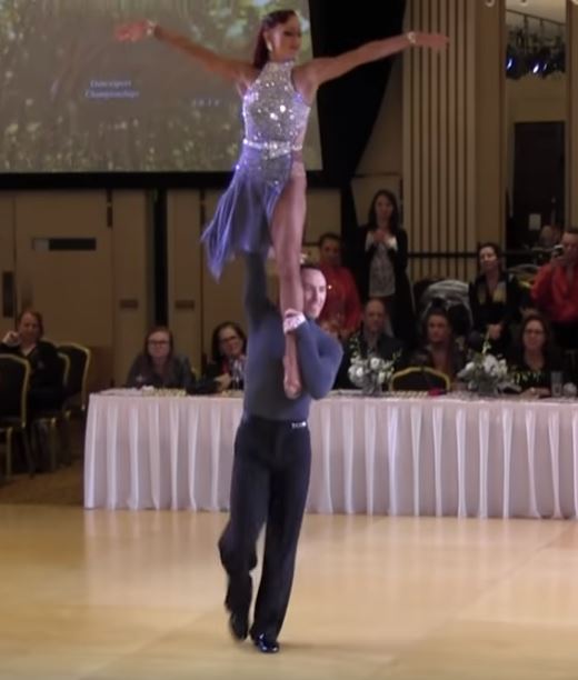 Husband and wife duo bring down the house with racy dance moves