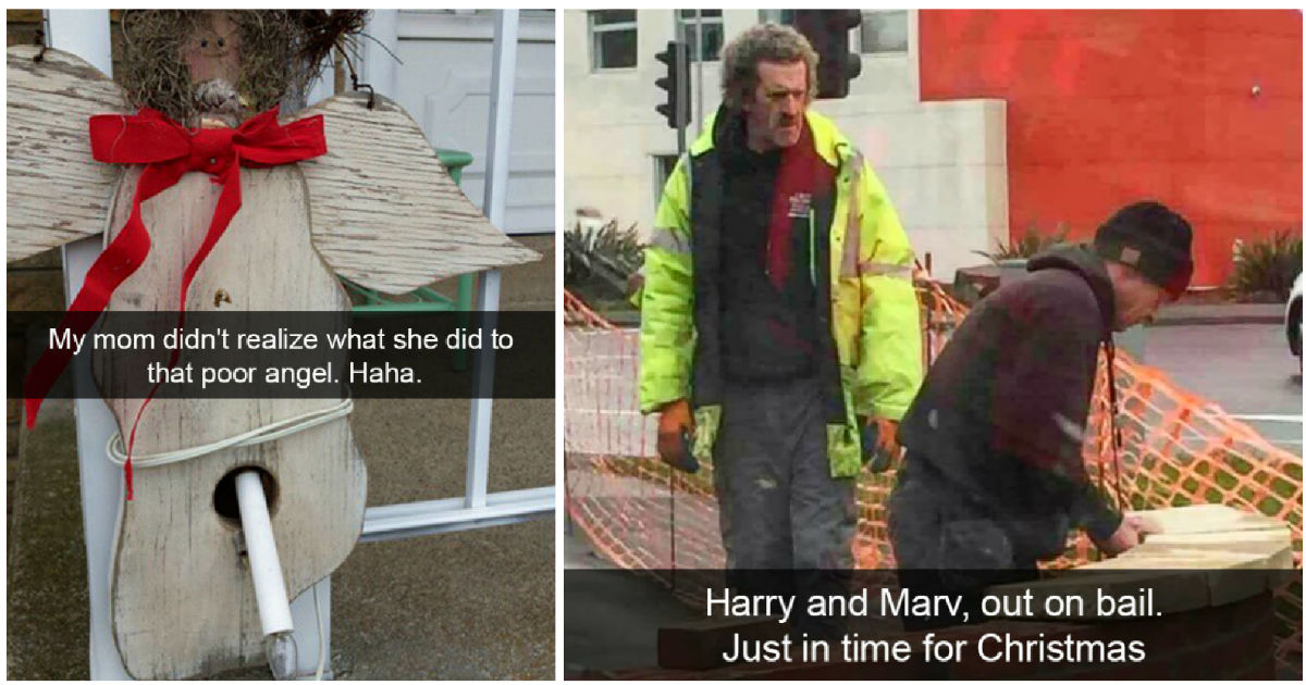 50 hilarious Christmas pranks captured on camera at the perfect time
