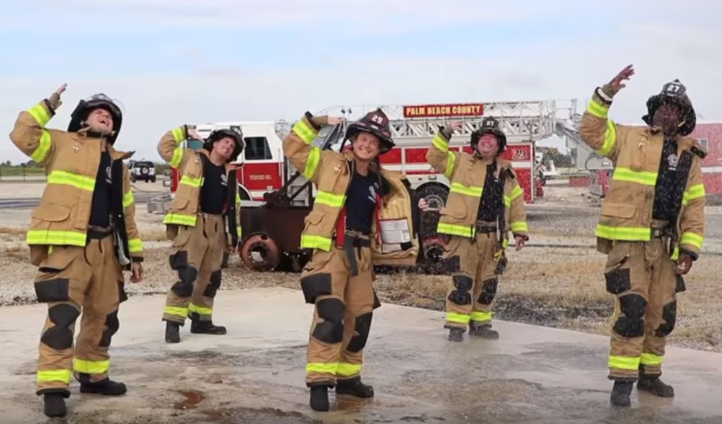 Firefighters bring the house down with their smoldering hot dance moves