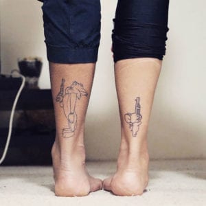 50 matching tattoos that make perfect sense once linked together