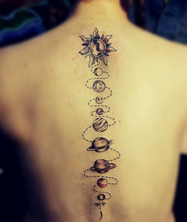 75 Beautiful Spine Tattoo Ideas