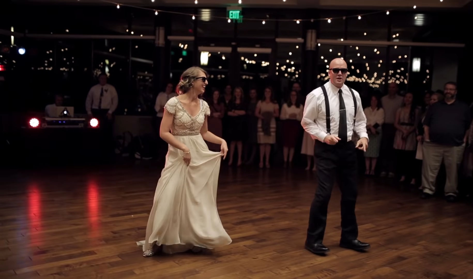 Father daughter dance takes a turn when duo turn up the heat