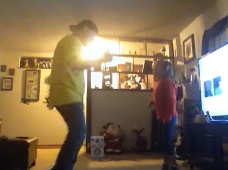 Dad jumps in dancing to pop song with daughter – has no idea he’s being ...