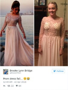 50 reasons why you should never order a prom dress online
