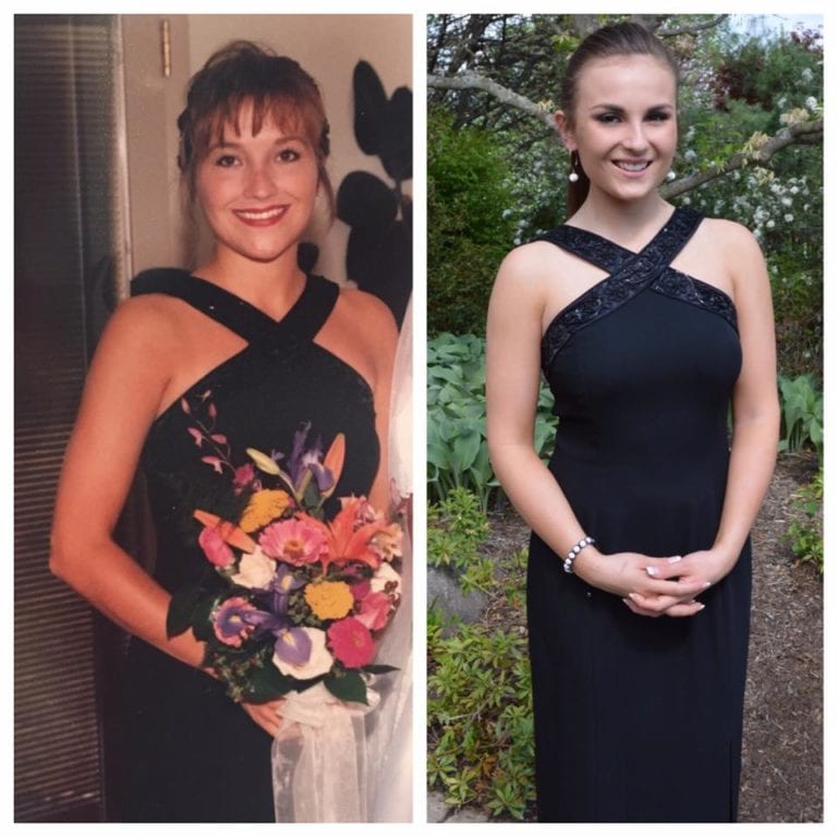 55 teens who rocked mom’s old-school dress at prom and dazzled the crowd