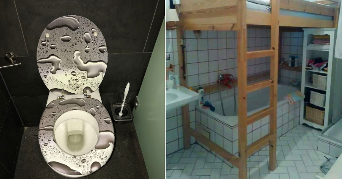 50 weird and horrible, “just no” bathroom designs