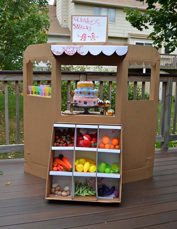 51 Ways cardboard boxes can be used to keep the kids entertained