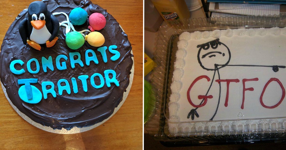 75 Farewell cakes that are hilariously savage