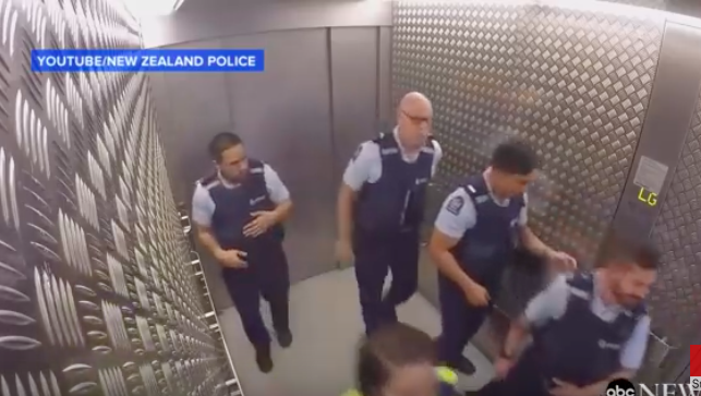 Police officers enter an elevator – then fill the silence with amazing ...