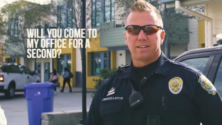 Tables Get Turned On Officer By Students In High School