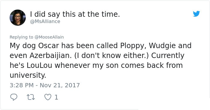 The 70+ most hilarious pet names and how they got them