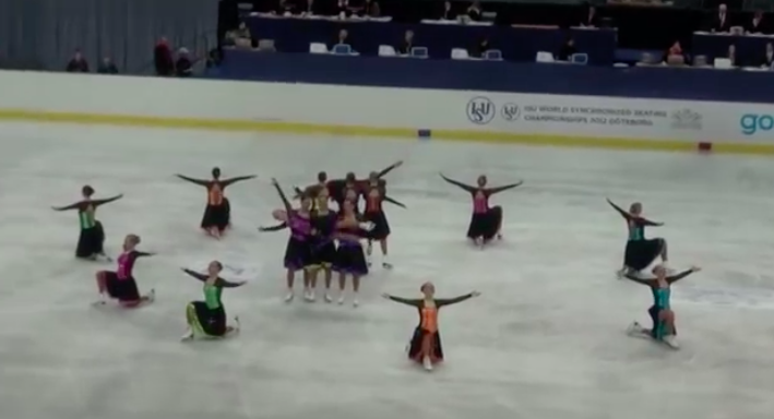 Ice skating team glides into rink – then take it over with gorgeous ...