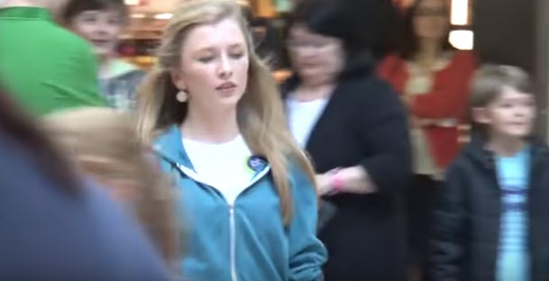 One dancer brings in a flash mob of 40 dancers for Aer Lingus Launch ...