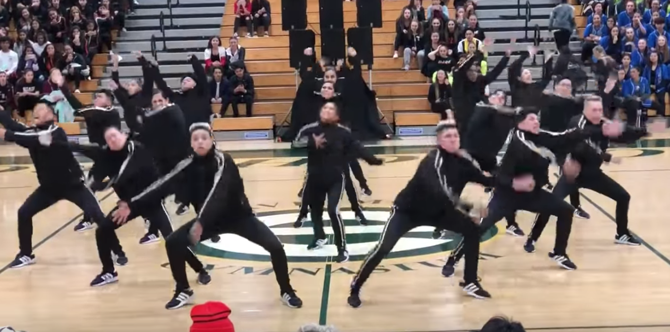 High school dancers step onto court – shake the house down with most ...
