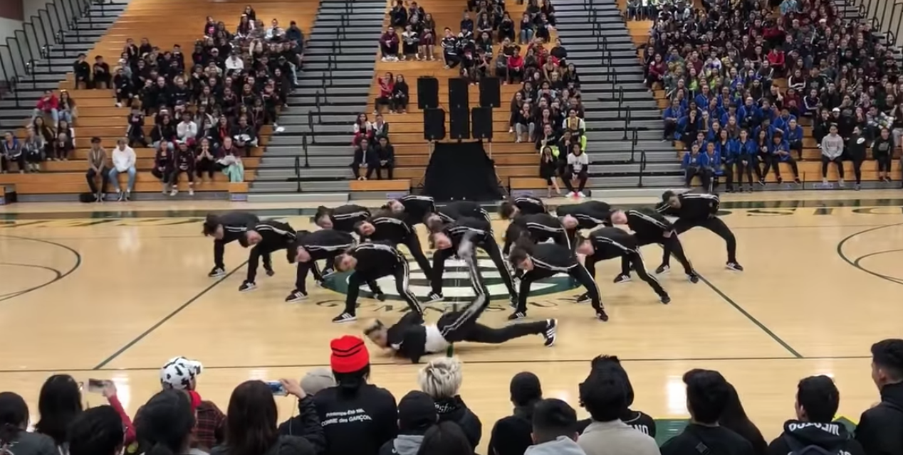 High school dancers step onto court – shake the house down with most ...