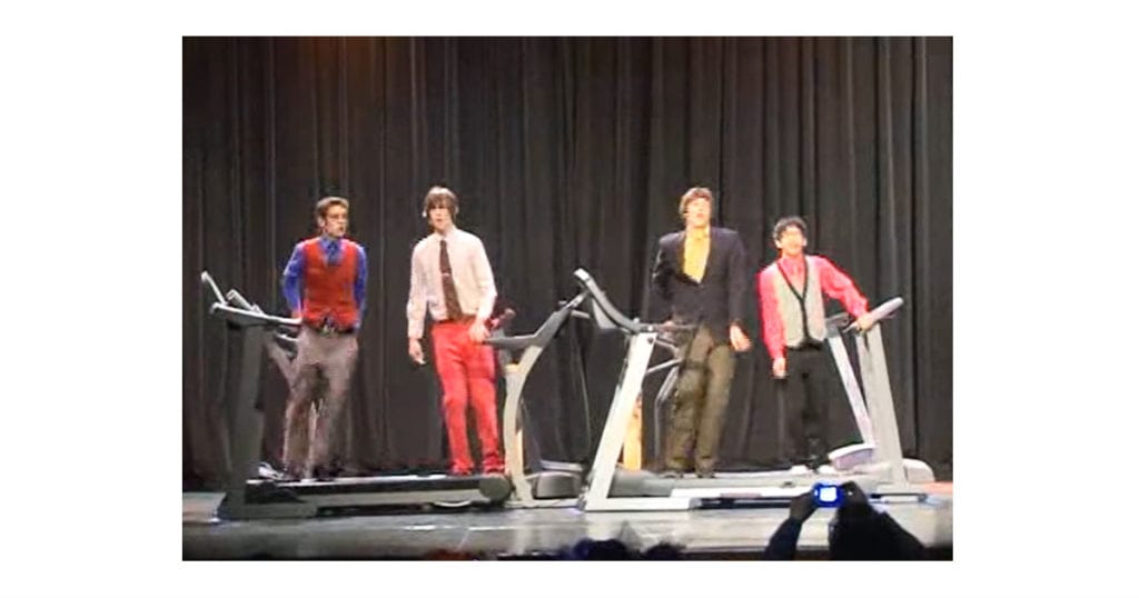 Students hop on treadmills during talent competition – steal the show ...