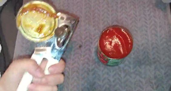 Couple shows there’s an easier way to use a can opener to open cans ...