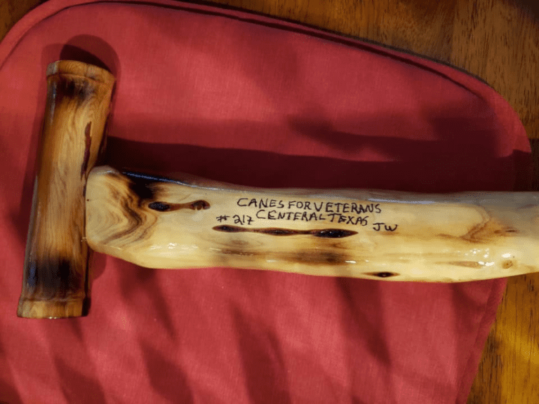 Disabled veteran learns how to make canes – then donates over 200 ...