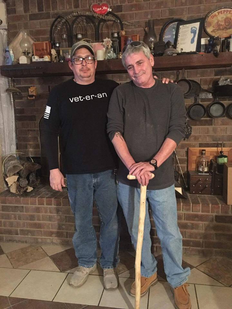 Disabled veteran learns how to make canes – then donates over 200 ...