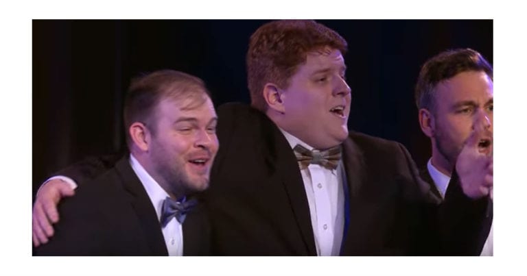 4 Funny guys step on stage – then steal the show with Mary Poppins ...