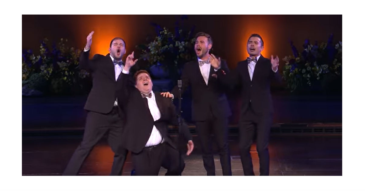 4 Funny guys step on stage – then steal the show with Mary Poppins ...