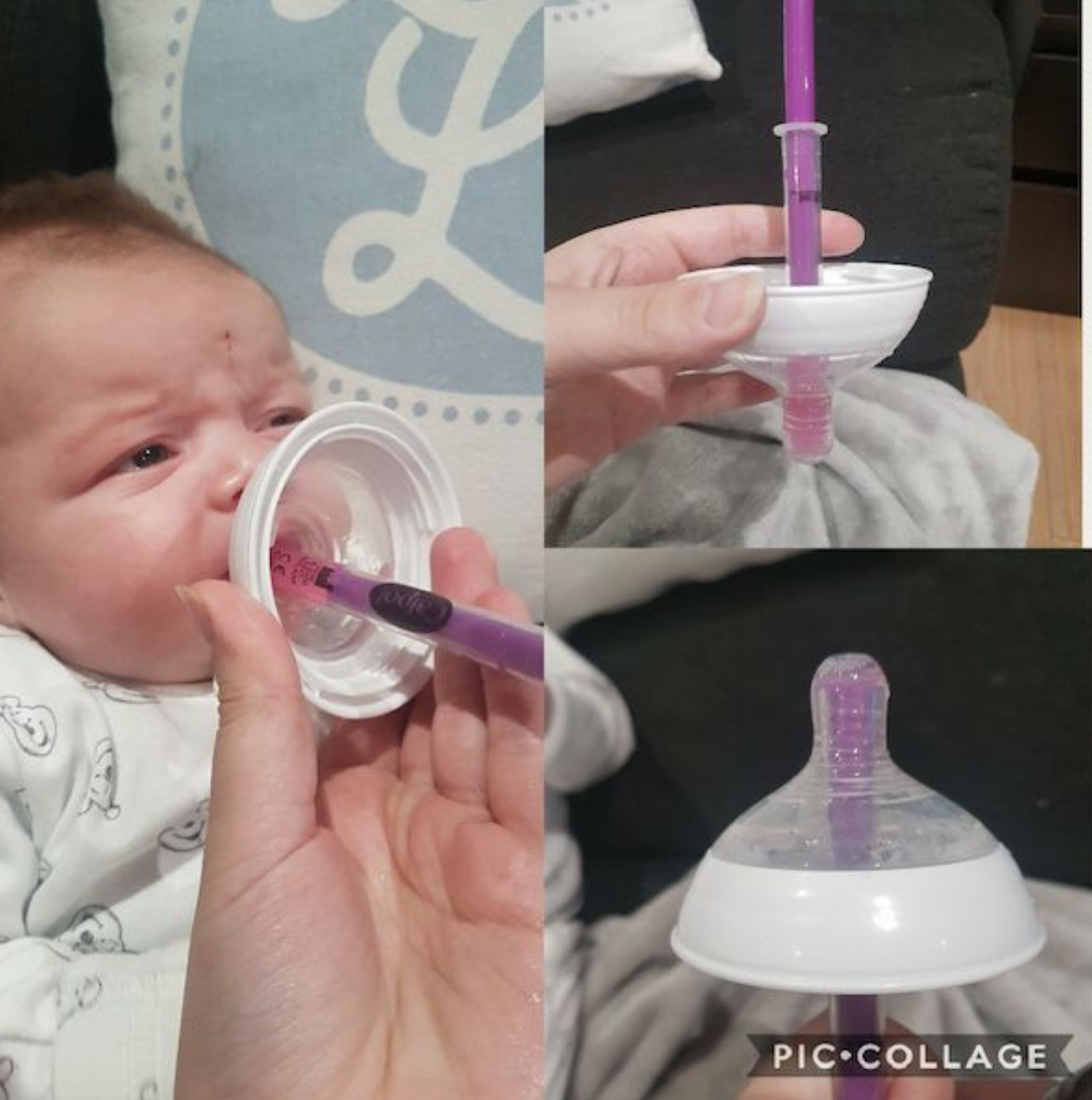Mom shares her brilliant hack for helping her baby take medicine