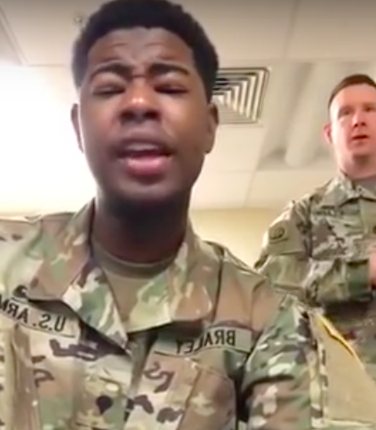 American soldier sings ‘Amazing Grace’ with comrades and the beauty of ...