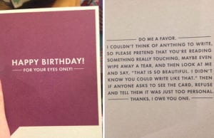 50 hilarious greeting cards that are even better when you open them